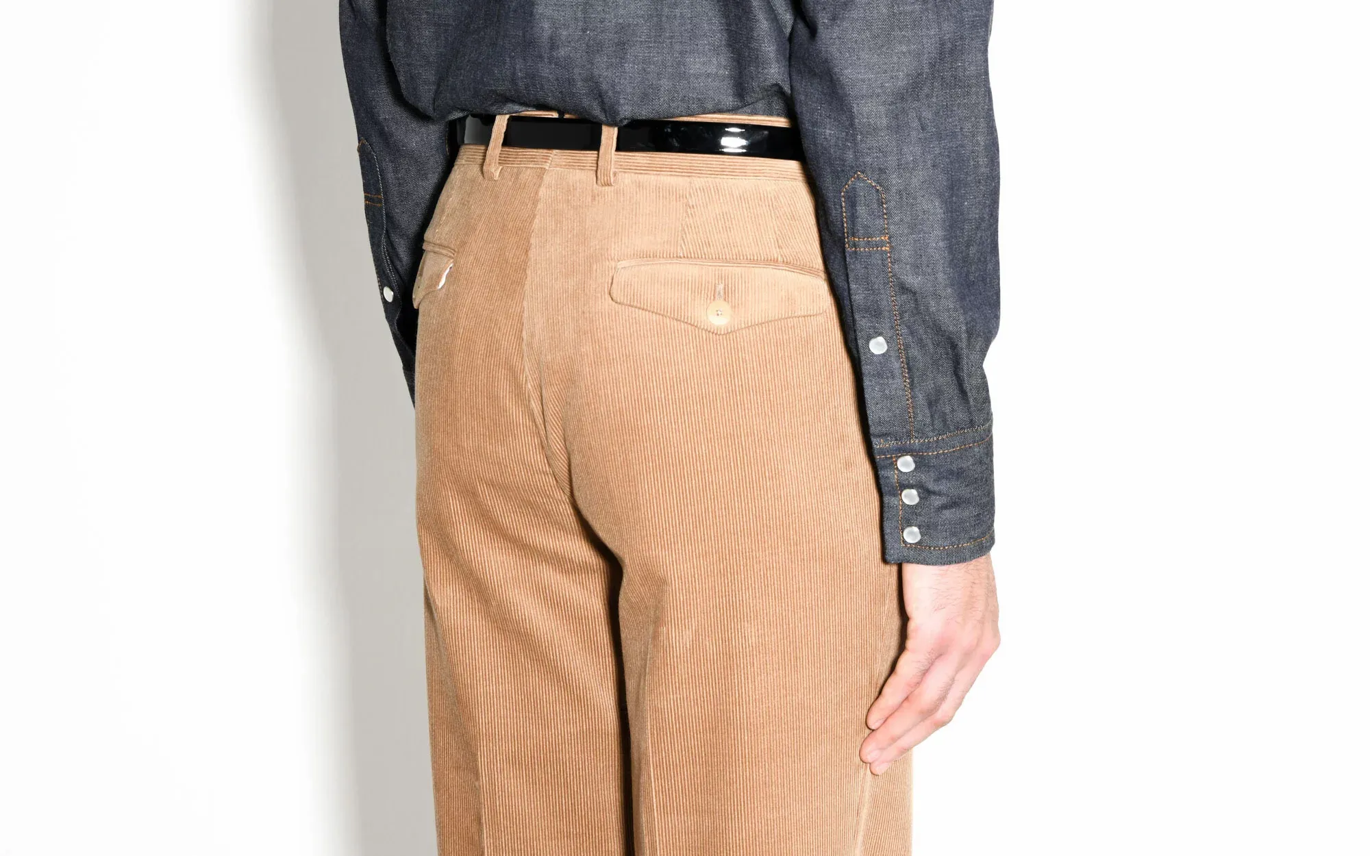 [HUSBANDS PARIS] WESTERN SHIRT IN SELVEDGE DENIM - RAW - HUSBANDS PARIS ...